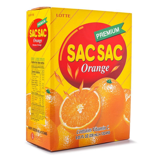 Lotte's Sac Sac Orange Juice With Real Pulp (12 Cans) – High-Speed Mom